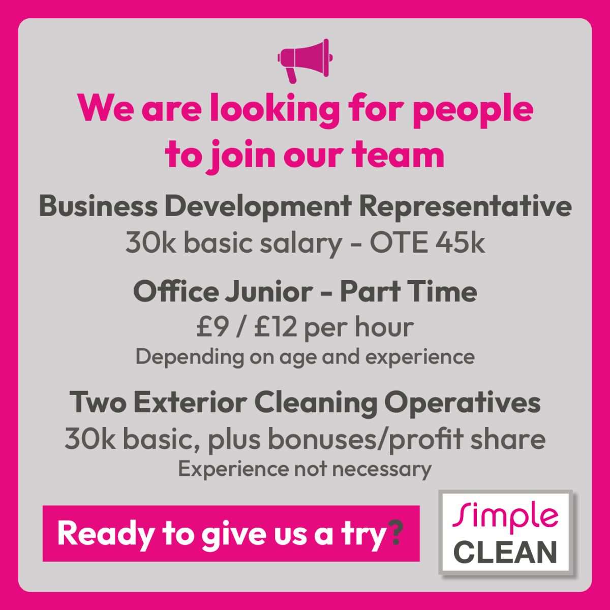 Simple Clean Careers - SimpleClean